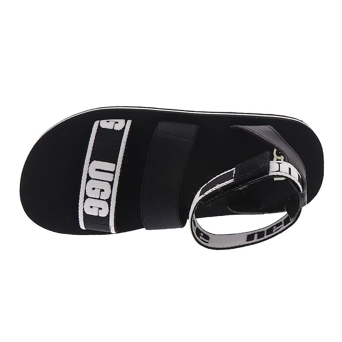 UGG Unisex-Child Allisa Sandal, Black, 2