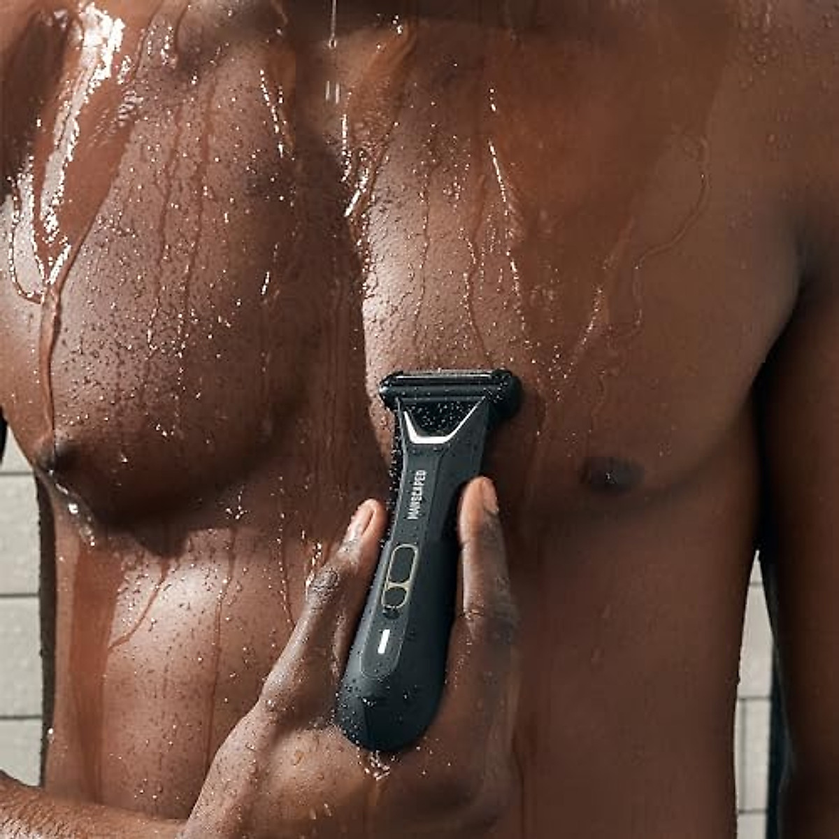 MANSCAPED® The Lawn Mower® 5.0 Ultra Groin & Body Hair Trimmer – Dual-Head SkinSafe™ Trimmer & Foil Blades, Waterproof Wet/Dry Groomer, USB-C Rechargeable with Travel Pouch, Men’s Ball Shaver