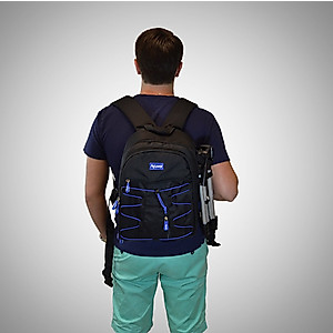 Acuvar Professional DSLR Camera Backpack with Rain Cover for Canon, Nikon, Sony, Olympus, Samsung, Panasonic, Pentax models.