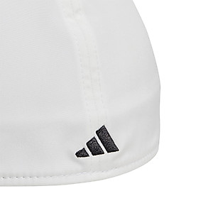 adidas Men's Gameday Structured Stretch Fit Hat 4.0, White/Black, Large-X-Large