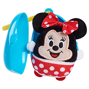 Disney Classics Cutie Beans 2.5-Inch Surprise Plush and Clip-On Carrier Pack, 5-Piece Set, Officially Licensed Kids Toys for Ages 2 Up, Amazon Exclusive