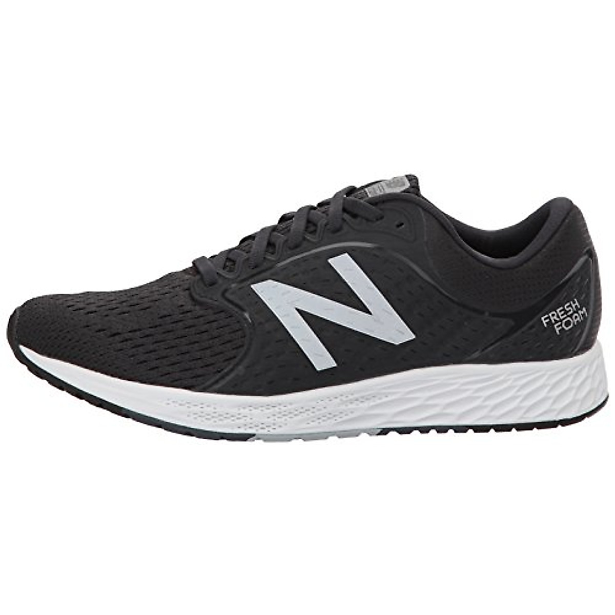 New Balance Women's Fresh Foam Zante V4 Running Shoe, Black/Phantom/Silver Metallic, 9 M US