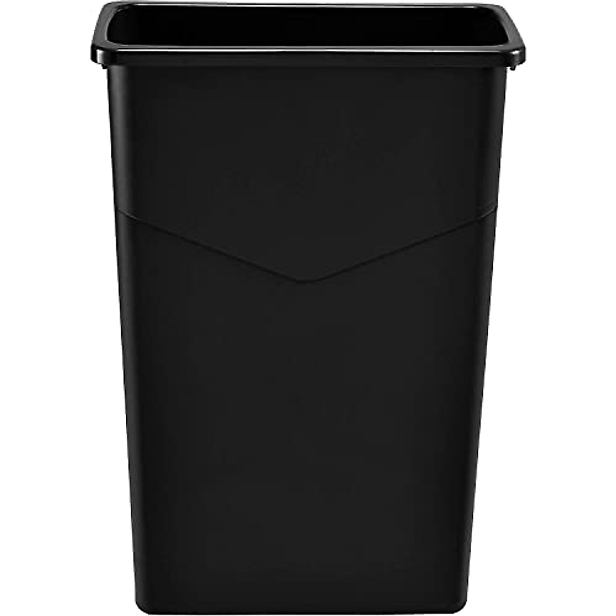 Global Industrial Slim Trash Container, 23 Gallon, Black