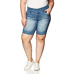 JAG Jeans Women's Ainsley Pull-On Bermuda Short, Horizon Blue, 2