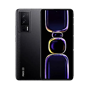 Xiaomi Poco F5 PRO 5G + 4G LTE 512GB + 12GB Global Version Unlocked 6.67" 120Hz 64Mp Ultra Triple Camera (Tmobile Mint Tello Metro USA Market) + (w/Fast Car 51W Charger Bundle) (Black (Global))