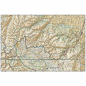 Absaroka-Beartooth Wilderness East Map [Cooke City, Red Lodge] (National Geographic Trails Illustrated Map, 722)