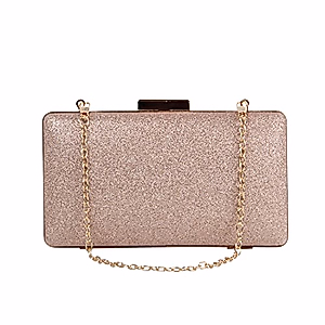 Emprier Women's Vintage Evening Handbag Glitter Bridal Prom Clutch Handbag Wedding Party Envelope Purse Shoulder Bag