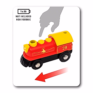 Ravensburger BRIO 32292 Disney Mickey's Deluxe Wooden Railway Set | Wooden Toy Train Set for Kids Age 3 and Upin