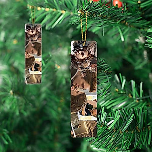 Bookmarks Ruler Metal Twilight Bookography Saga Measure Collage Tassels Bookworm for Book Markers Bibliophile Christmas Ornament Reading Gift Bookmark