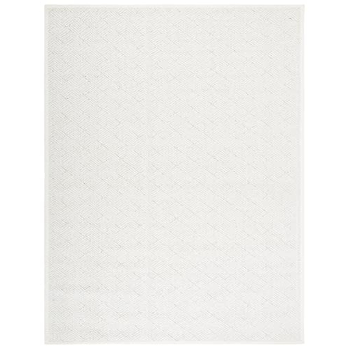 SAFAVIEH Natural Fiber Collection 9' x 12' Ivory NF487A Handmade Premium Wool & Jute Area Rug