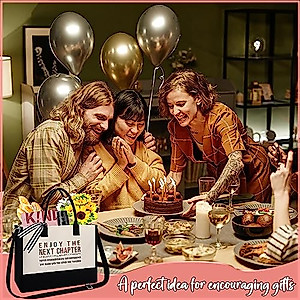 GevGuxLuo Retirement Gifts for Women 2024, Coworker Gifts Going Away Gift Leaving Gift Farewell Gift for Coworker Colleague Boss Leader Friends -Funny Tote Bag Gift for Coworker