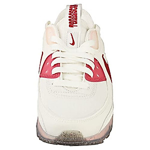 Nike Women's Air Max 90 Futura Shoes, Summit White/Pomegranate-pink, 6