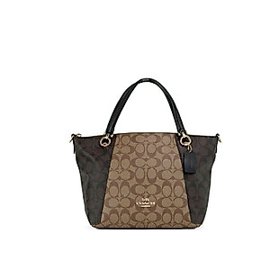 Coach Women's Kacey Satchel Crossbody (IM/Khaki/Multi)