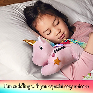 Make Your Own Unicorn Pillow Kit Arts and Crafts for Girls (No Sew), DIY Unicorn Craft Girl Ages 3 4 5 6 7 8 9 10 Years Old, Unicorn Gifts for Girls, Birthday Present, Toys For Girls, Kids Crafts