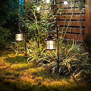 Malibu Harbor Collection LED Pathway Light LED Low Voltage Landscape Lighting, Hanging Pathway Lights Dual Use Shepherd Hook Lights for Driveway, Yard, Lawn, Pathway, Garden 8422-4110-01