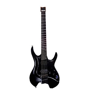 GTRS W800 Professional Electric Guitar Kit with Intelligent Process System Guitar Simulations Effects Drum Looper Metronome Support App Control for Recording Performance Practice(Black)