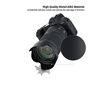 Lens Hood for Canon RF 24-240mm F4-6.3 IS USM on EOS R6 R5 RP R Camera, Reversible Lens Shade Replace Canon EW-78F Hood