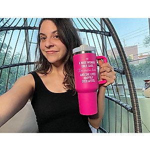 Retirement Gifts For Women 2025, Wise Woman Funny Retirement Gifts, Farewell Gifts for Coworkers, Goodbye Gifts for Friends, Coworker Leaving Gifts, Retirement Parties, 40oz Tumbler, Hot Pink