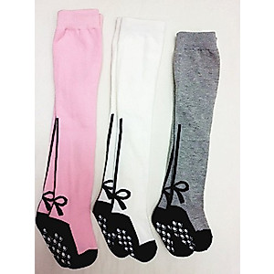 Baby Girl's Tights Stockings Non-skid Toddler Leggings Pants by Toptim (12-24M) 3 pack