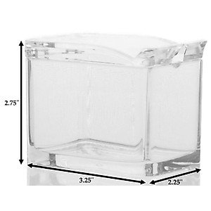 Six Compartment Condiment & Spice Box Serving Set with Spoons - 2 & 4 Section Seasoning Storage Container Rack Combo Set with Removable Cruet Jars (5.75 oz capacity each) | by ImpiriLux