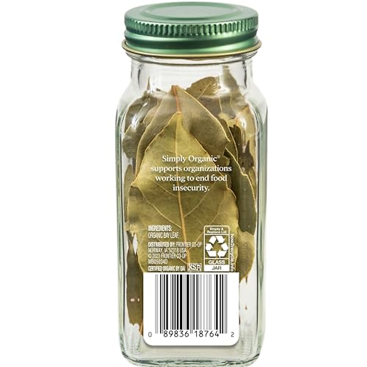 Simply Organic Bay Leaf, Certified Organic | 0.14 oz | Laurus nobilis