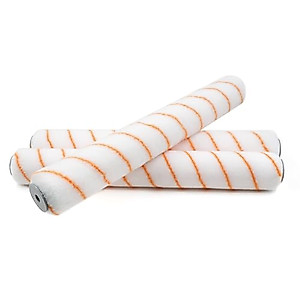 ROLLINGDOG 18" Paint Roller Covers - Large Paint Roller Sleeves for Ceiling,Wall,Floor,Decks Painting (Pack of 3,Polyester)