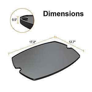 7582 Cooking Griddle for Weber Q100 Q1200 Q1400 Q120 Q1000 Gas Grills, 50060001 51060001 52020001,BBQ Accessories for Weber Baby Q, Cast Iron,1 Pack