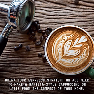 Stone Street Knee Buckling Espresso Coffee, Ground, High Caffeine Blend, Dark Roast, 1 LB