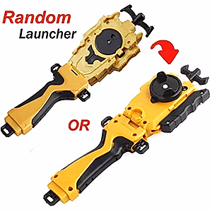 Dwin Battle Evolution Blade Turbo Random String Launcher Grip God Bay B-79 Booster Drain Fafnir.8.Nt Spinning Top Games & Accessories Bey Burst Gaming Tops Battling Gyro Starter Set Gift for Boys