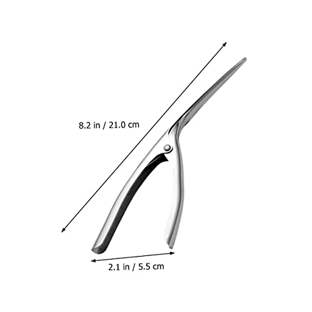 FELTECHELECTR 1 Set Stainless Steel Shrimp Opener Seafood Shell Peeler Shrimp Prawn Peeler Shrimp Line Prawn Cleaner Tool Shrimp Cutter Deveiner Shrimp Cleaner Shrimp Shell Remover Wooden