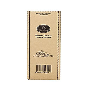 Bailym 60th Birthday Candles,Gold Number 60 Cake Topper for Birthday Decorations Party Decoration