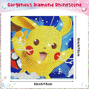 LAVIDASS Diamond Kits for Kids Adults 4 Pack 5D Diamond Full Drill Diamond Art for Kids Ages 6-8-10-12 and Beginners