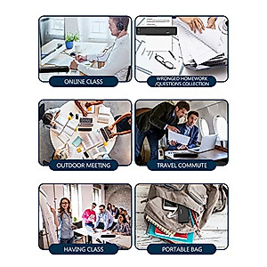 HPRT Wireless Bluetooth Portable Printer+Case+Ribbon 3 in 1 by Thermal Transfer MT800 for Travel Printer Compatible with Android and iOS Phone, Support 8.5" X 11" US Letter & A4 Size Paper