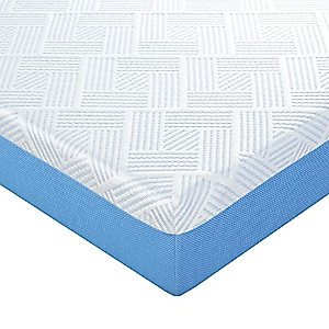 Olee Sleep 10 Inch Cool Silk Gel Memory Foam Mattress, Full