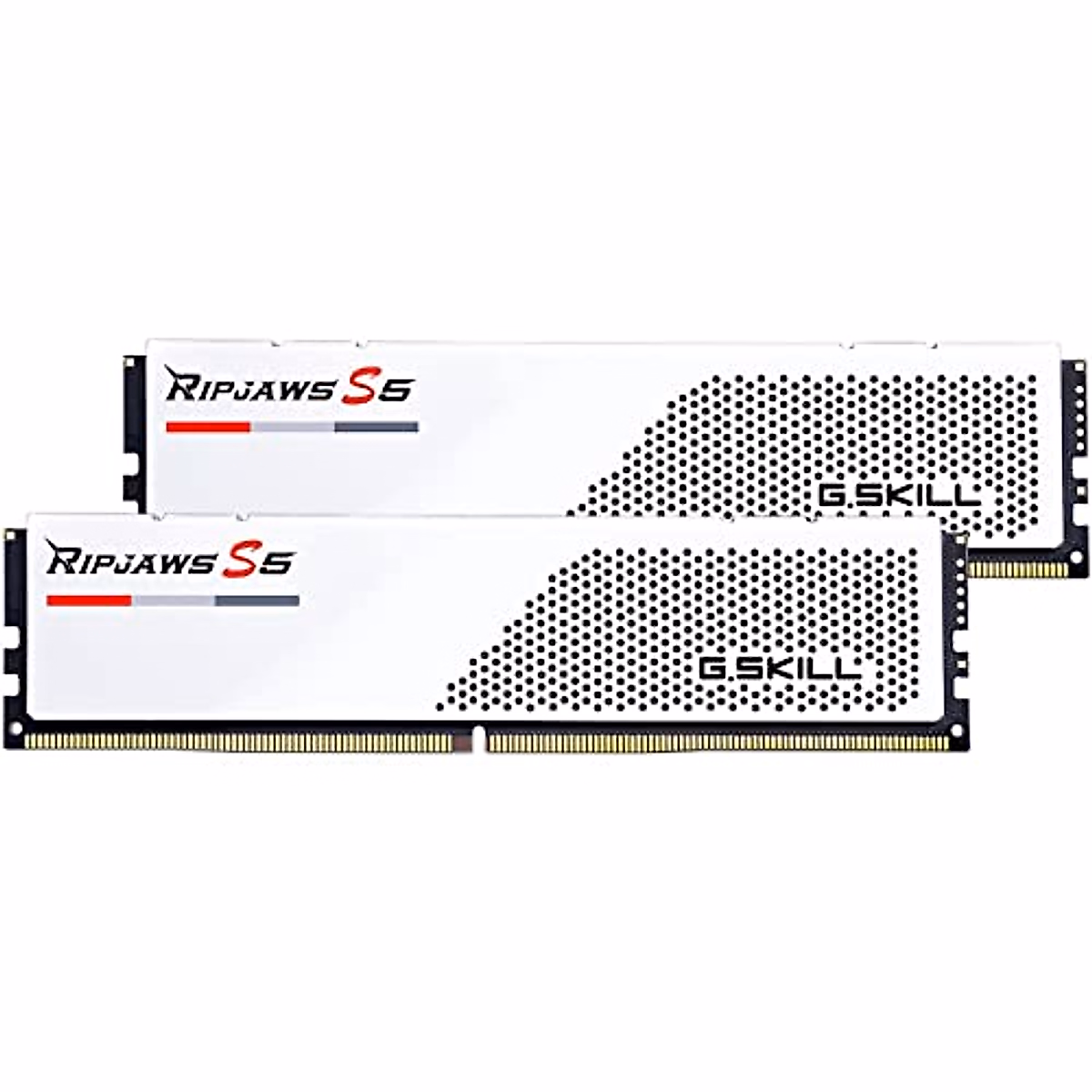G.SKILL Ripjaws S5 Series (Intel XMP 3.0) DDR5 RAM 64GB (2x32GB) 5200MT/s CL36-36-36-83 1.25V Desktop Computer Memory UDIMM - Matte White (F5-5200J3636D32GA2-RS5W)