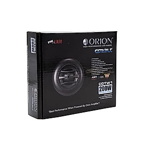 Orion Cobalt COTW1 Series Super Bullet Tweeter 4 Ohms 50 RMS Car Audio Car Stereo Set of 2 Tweeters