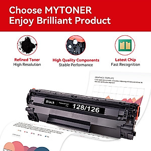 MYTONER Compatible Toner Cartridge Replacement for Canon 126 CRG126 Toner for imageCLASS LBP6230dw LBP6200d Laser Printer (Black, 2-Pack)
