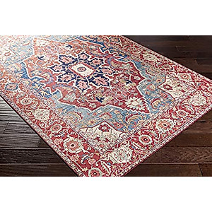 Artistic Weavers Lyyti Area Rug 7'6" x 9'6", 7 ft 6 in x 9 ft 6 in, Bright Red/Blue
