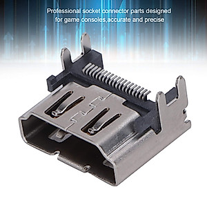 5 Pcs Game Console Socket,Game Console Socket Port Interface Connector Replacement,for PS4 Slim/PRO,Mini Port Socket, in Use