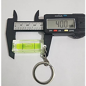 3PCS Keychain Spirit Bubble Level Mini Pocket Tool 15x15x40mm Spirit Levels Measuring Layout Tools