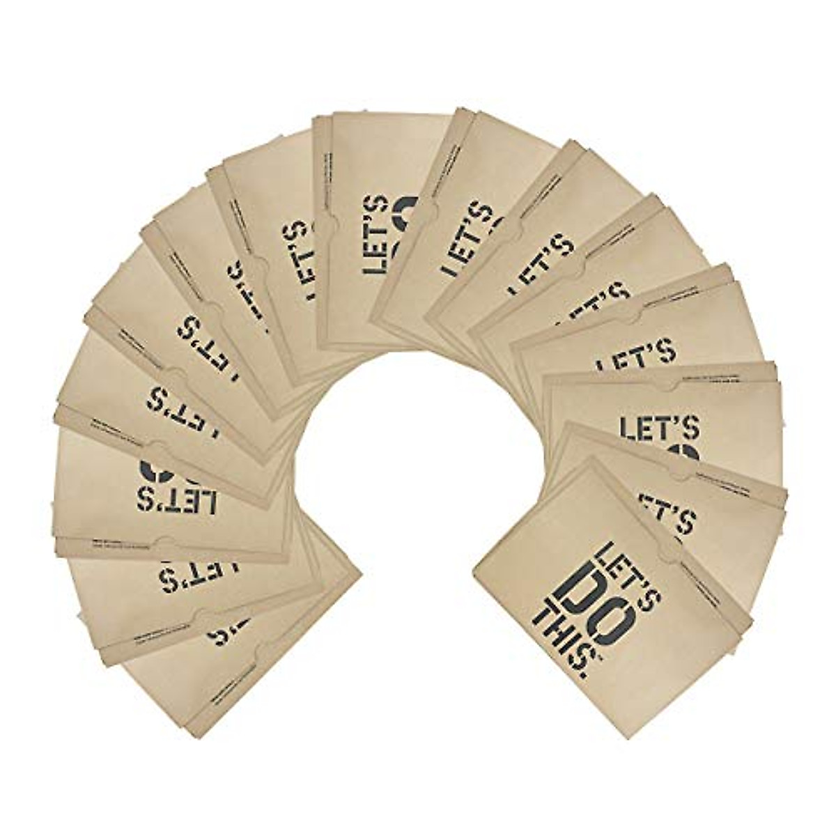 NLAVNG Heavy Duty Brown Paper 30 Gallon Lawn and Refuse Bags for Home and Garden (15 Lawn Bags) 2 Case of Pack of 15 Lawn Bags