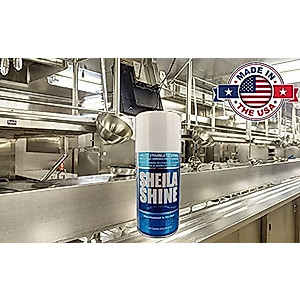 Sheila Shine 10 oz Aerosol, Stainless Steel Cleaner and Polish, 10 oz.
