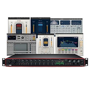 Focusrite Scarlett 18i20 (3rd Gen) USB Audio Interface plus Waves Musicians 2 Software Plugin Bundle