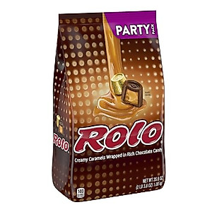 ROLO Rich Chocolate Caramel Candy Party Pack, 35.6 oz