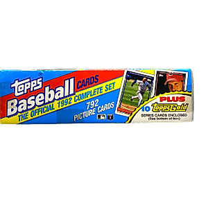 Topps Baseball Cards The Official 1992 Complete Set (792 Picture Cards)