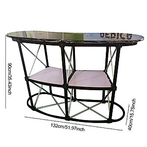 YIYIBYUS Promotion Pop Up Display Table Trade Show - Salon Reception Desk Promotion Retail, Reception Desk Illuminated Reception Area Counter Desk Receptionist Desk