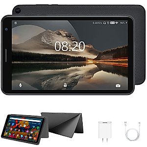 DUODUOGO Android 10.0 Tablets 3GB RAM 32GB ROM 128GB Extended, 4 Core 1.6Ghz CPU, Dual Camera, 8 Inch WiFi Tablet PC (Gray)