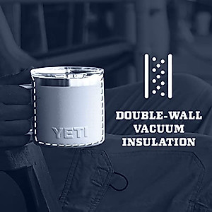 YETI Rambler 14 oz Mug, Vacuum Insulated, Stainless Steel with MagSlider Lid, Harvest Red