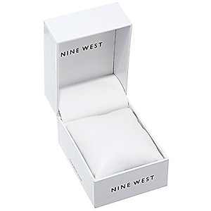 Nine West Women's NW/1578CHGB Champagne Dial Gold-Tone Bracelet Watch