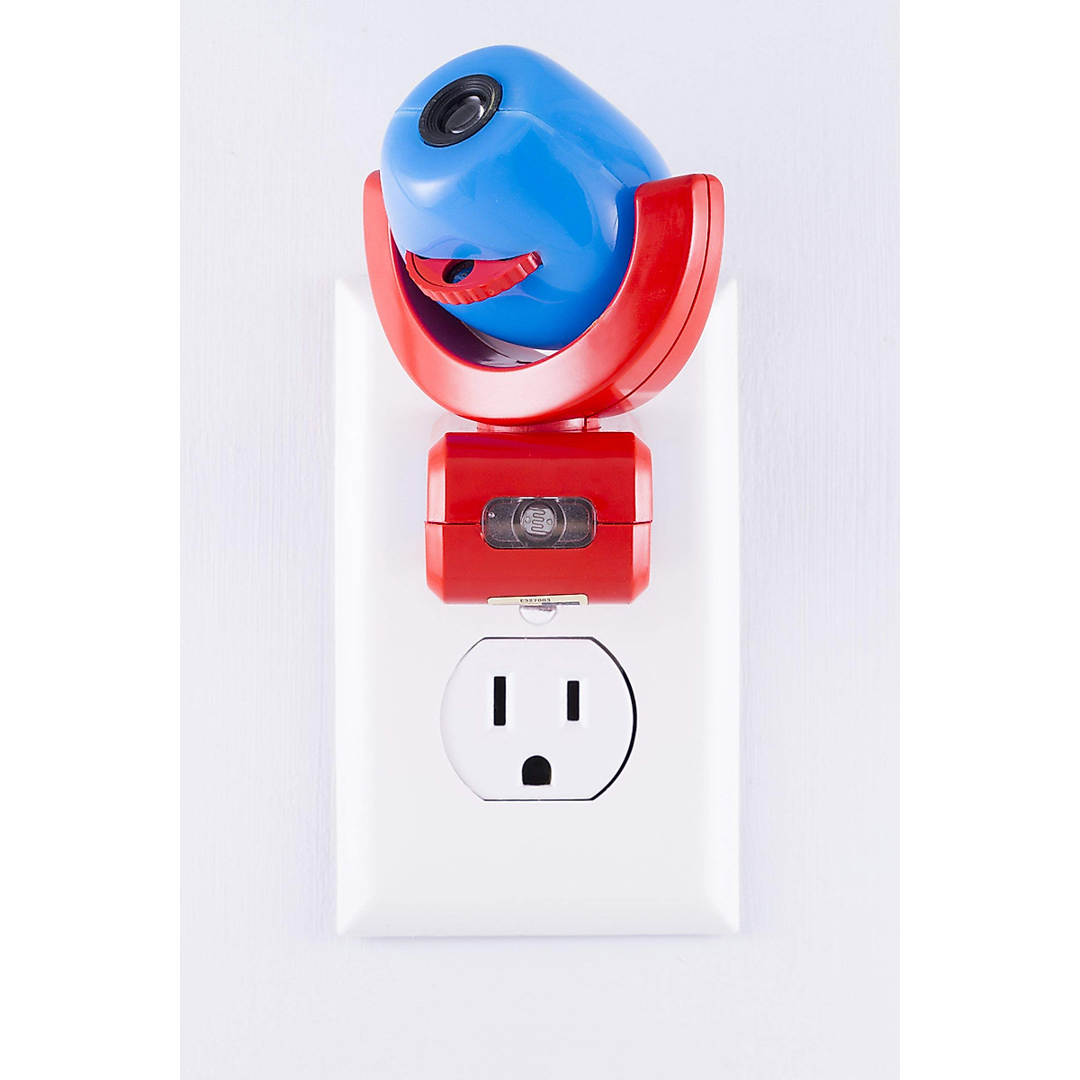 Projectables Disney Mickey and the Roadster Racers LED Kids Night Light, Projector, Plug-in, Dusk to Dawn Sensor, for Hallway, Bedroom, Nursery, Playroom, Gaming Room, 11739